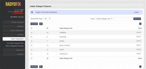 Radyofix Radyo Sitesi Scripti Profesyonel Tasarım And Kodlama Full