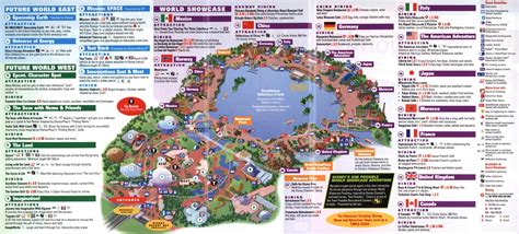 Epcot Map And Brochure 1982 2024