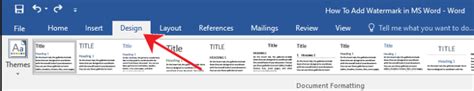 How To Remove Watermark In Word Document OfficeBeginner