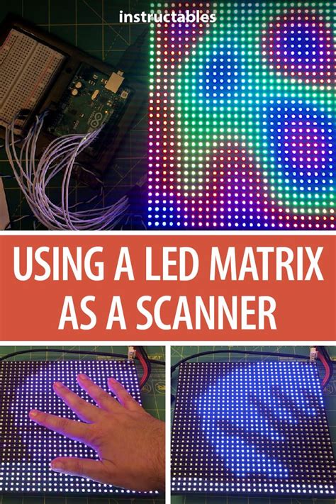Using A Led Matrix As A Scanner Led Matrix Matrix Arduino Led