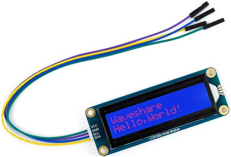 Buy LCD RGB Display Module X Characters Millions RGB Backlight Colors V V I C Bus