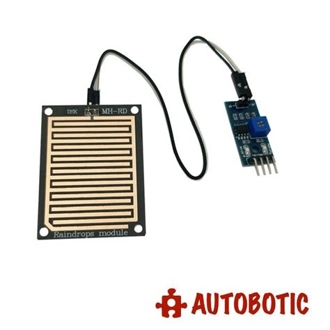Weather Raindrop Detection Rain Sensor For Arduino Lazada