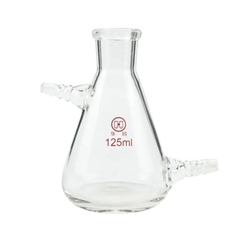 Deschem Glass Filtering Erlenmeyer Flask With Two Suction Vacuum