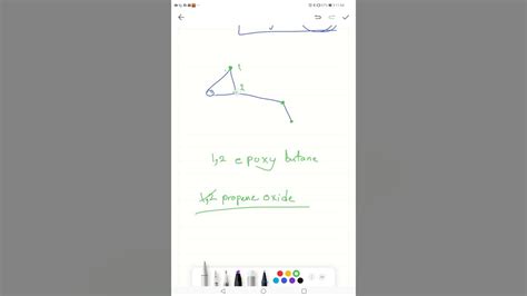 Epoxide Naming Preparation And Reaction Youtube