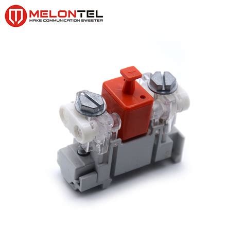 Red Drop Wire Connector STB Module Vx Module With Gdt Protector Red STB Module And Red Drop