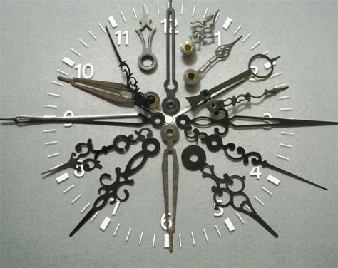 Vintage Clock Hands Tiny Clock Hands Metal Clock Hands Small Metal