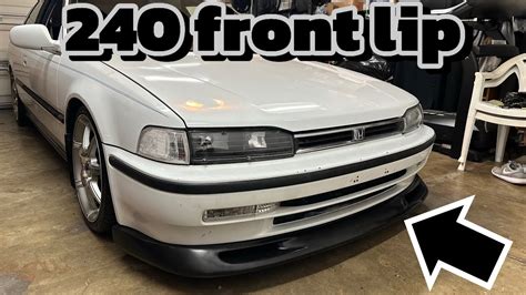 Nissan 240sx Front Lip For My 92 Accord Cb7 New Look Youtube