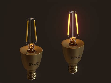 Rollsbo Led Bulb Ikea 3d Model Cgtrader