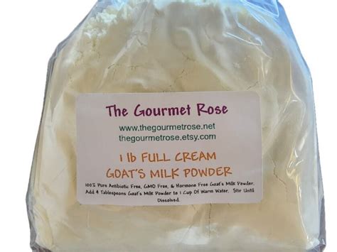 1 Lb Goats Milk With Cream Powder Dried Goats Dehydrated Dry Whole