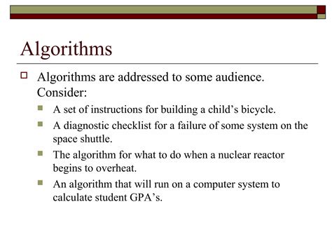 Qulities Of A Good Algorithm Pdf Computer Software And Applications Computing
