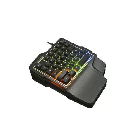 Jertech Dominate Gk10 Single Handed Keyboard Usb 2 0 Rgb Ergonomic Techflex Tt Ltd