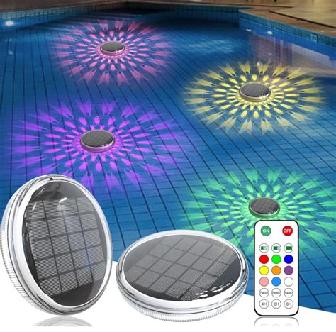 Floating Pool Lights Solar Pool Lights That Float With Remote 43