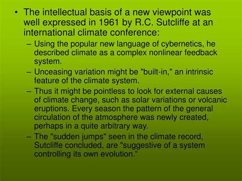 Ppt Non Linear Systems Chaos And Complexity In Meteorology And Climatology Powerpoint