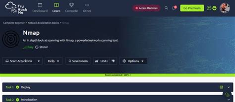 Nihal Kumar Bramhne On Linkedin Cybersecurity Nmap Tryhackme