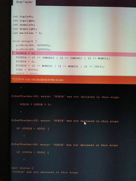 Why Am I Getting These Errors Rarduino