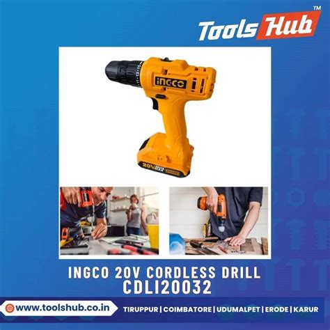 Ingco Cordless Drill 20v Cdli20032 At ₹ 3125piece Cordless Drill In