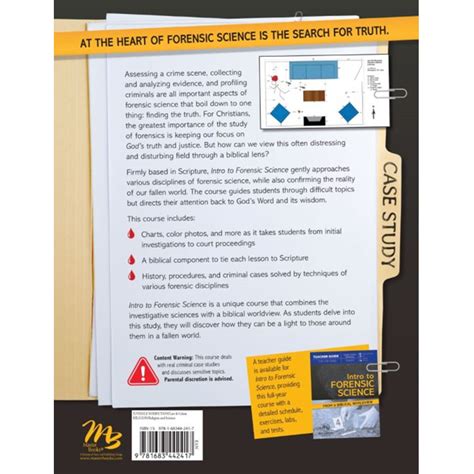 Intro To Forensic Science Curriculum Set Answers In Genesis Uk Europe