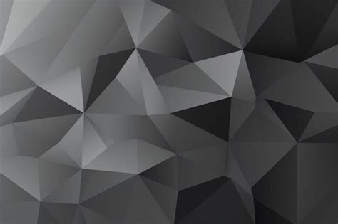 Premium Photo Abstract Low Poly Gray Triangle Shapes Background
