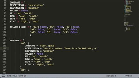 Python Textrpg Step 3 Map Creation Youtube