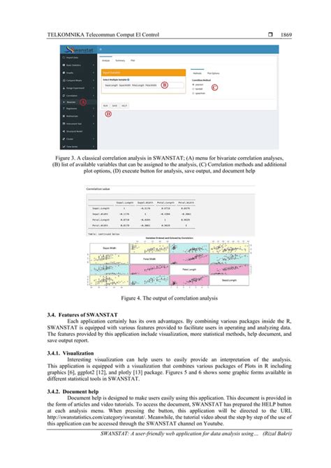 swanstat a user friendly web application for data analysis using