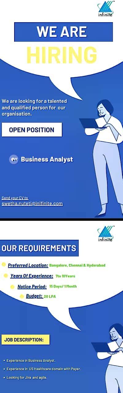 Swetha Chowdary On Linkedin We Are Hiring
