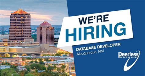 Peerless Technologies Corporation On Linkedin Databasedeveloper Peerlesstechjobs Nowhiring