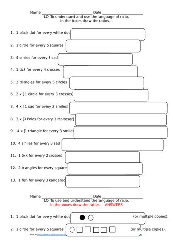 Ratio Scaling And Proportion Ks2 Y6 Presentation And Differentiated Challenges Teaching Resources