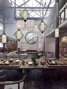 Chinese Style Design Chinesische Inneneinrichtung Innenarchitektur Asiatische Inneneinrichtung