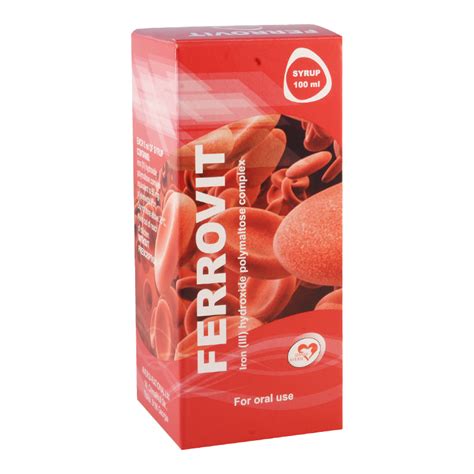 ფეროვიტი სიროფი ფეროვიტი მედიკამენტები Vidal Ge