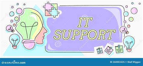 Text Caption Presenting It Support Internet Concept Lending Help About Information Technologies
