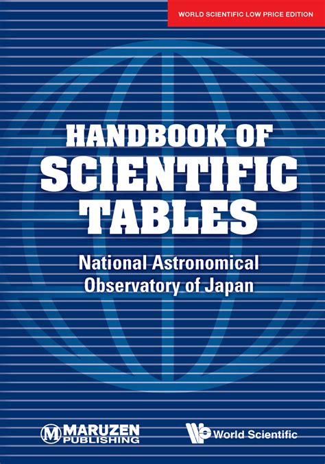 Handbook Of Scientific Tables
