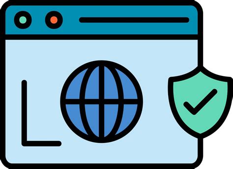 Secure Browser Vector Icon 19995843 Vector Art At Vecteezy