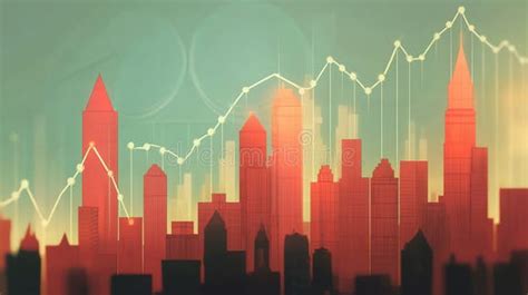 Cityscape Growth Urban Development And Economic Prosperity Illustrated