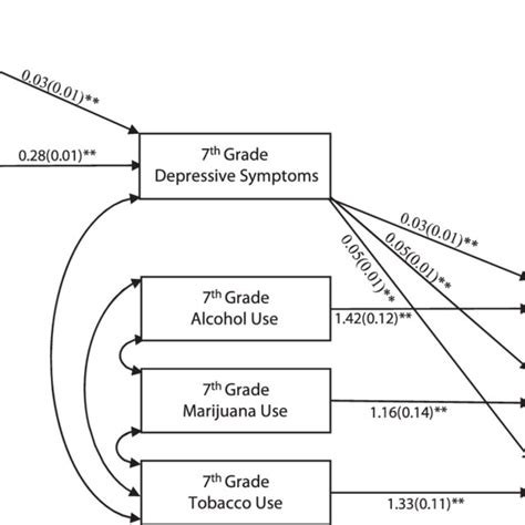 Longitudinal Structural Equation Model Of Associations Between Peer