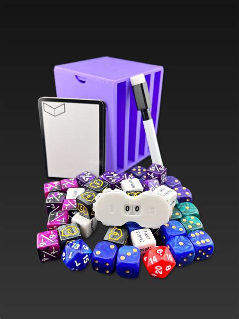 Fully Loaded Mtg Companion Cube Caddy 3d Printed Dice And Token