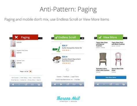 Navigation Patterns For Mobile Optimized Retail Sites