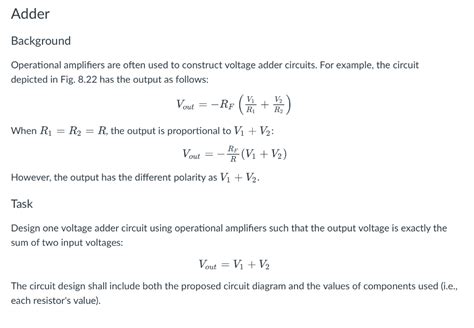 solved operational amplifiers are often used to construct