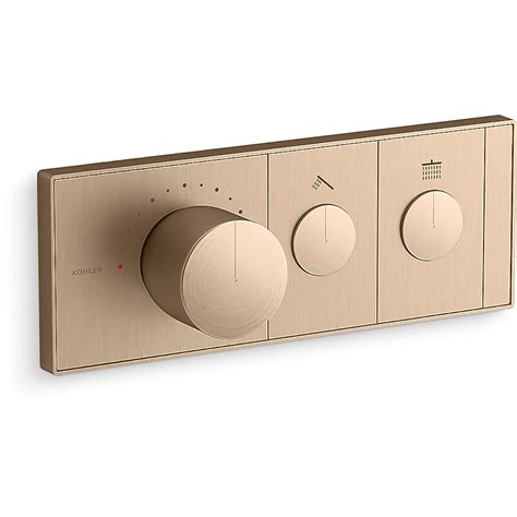 Kohler Anthem Vibrant Brushed Bronze 10 75 In Universal Bathtub Shower