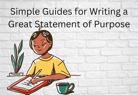 Simple Guides For Writing A Great Statement Of Purpose Deerunspost