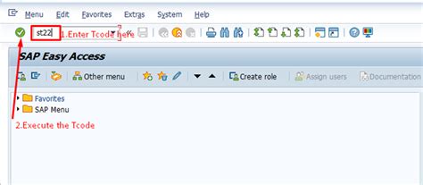Sap Basis System Administration Tasks Sap Tcode St Check For Sap Abap Runtime Errors
