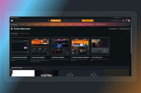 Desktop App Own3d Pro Streaming Tool