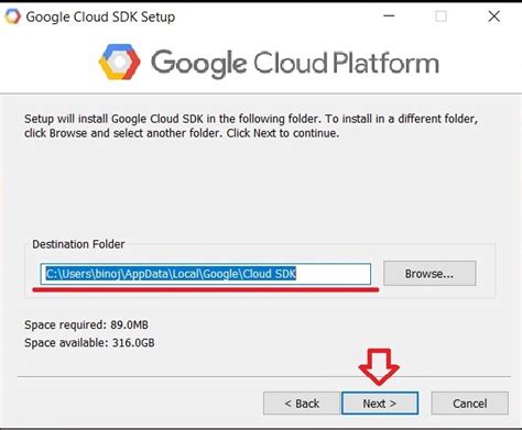 Windows Cloud SDK Installation Guide Prwatech