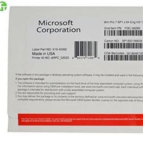Windows Pro Bit Oem Free Download Available At Piece In Mumbai