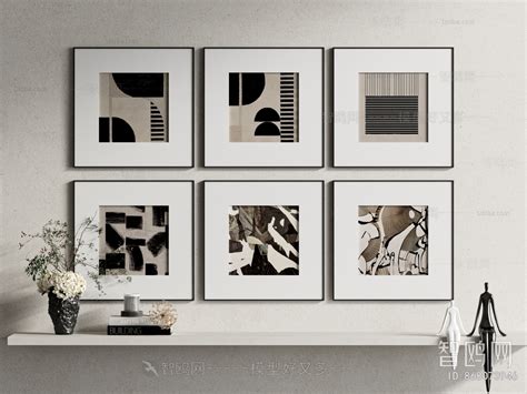 Modern Painting Sketchup Model Download Model Id868073946 1miba