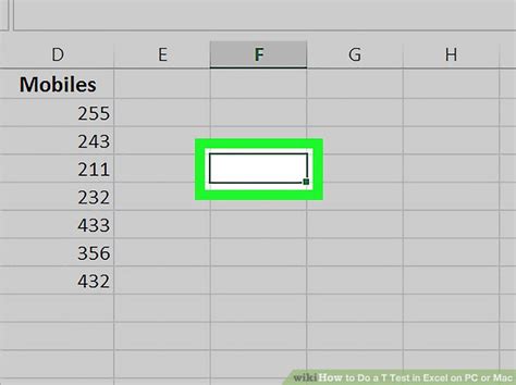 How To Do A T Test In Excel On PC Or Mac 11 Steps With Pictures