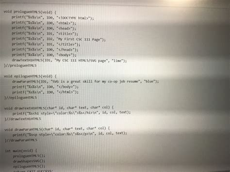 Csc 111 In Assignment 4 Part Iv You Are Given A C