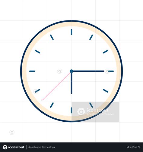 analogue clock animation by anastasiya remeslova lottiefiles