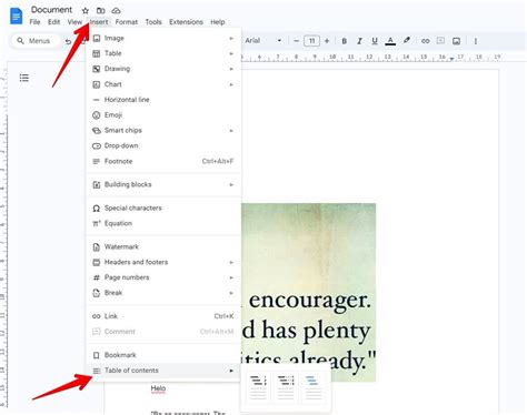 How To Add And Update Table Of Contents In Google Docs Make Tech Easier