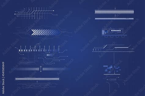 Statistics Data Information Infographic Big Collection Hud Gui