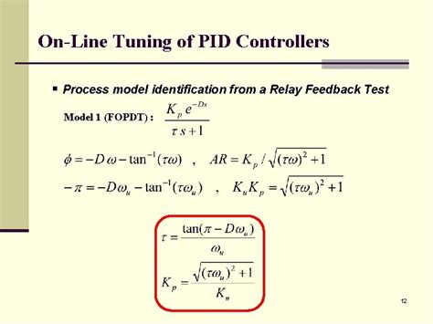 Advanced Control Lecture Four Tuning Of Pid Controllers